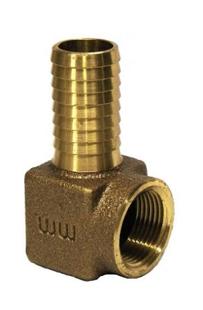 1" MIP X 1" Brass Barb Hydrant Elbow – Air & Water Source Group
