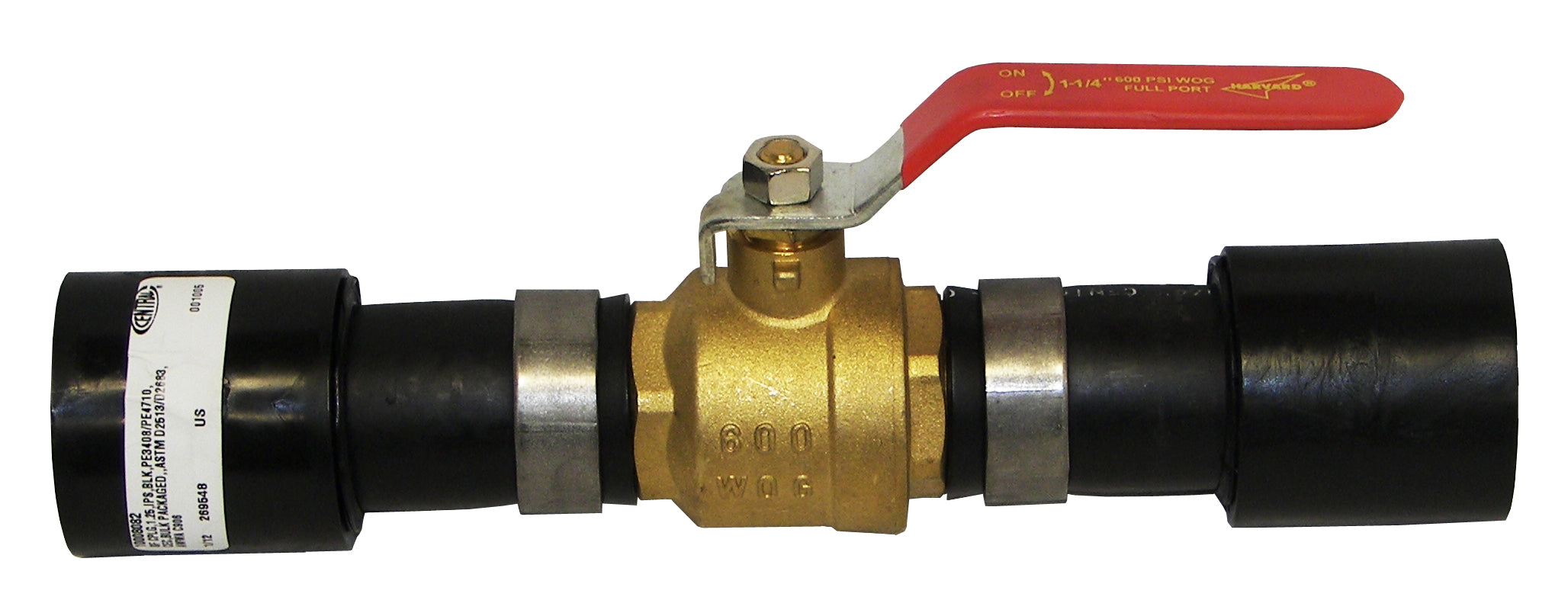 1" Socket Fusion Ball Valve w/ 1" Coupling – Air & Water Source Group